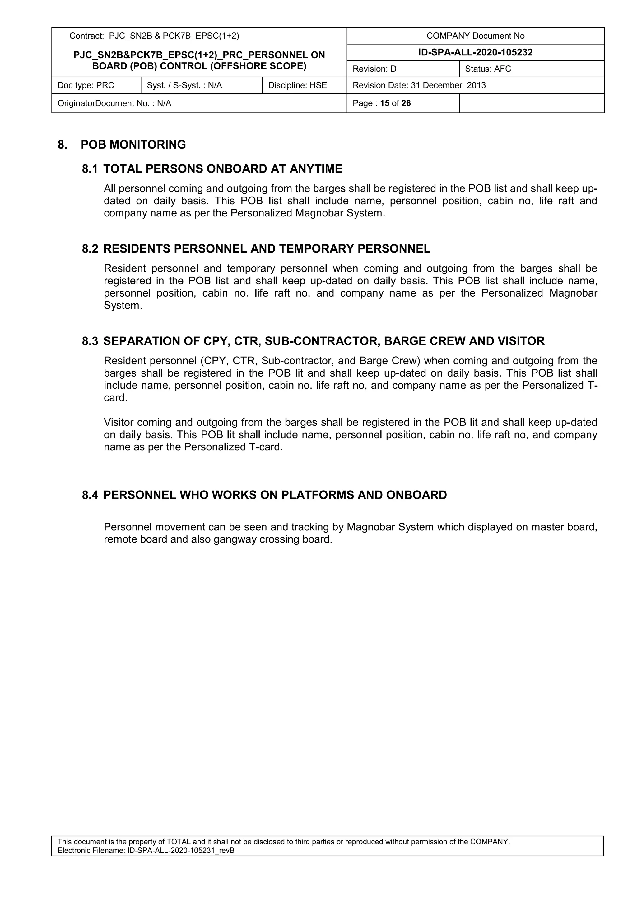 Id spa-all-2020-105232 rev.d personnel on board (pob) control (offshore ...