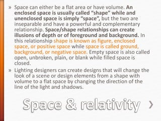 Interior design - space & emphasis | PPTX