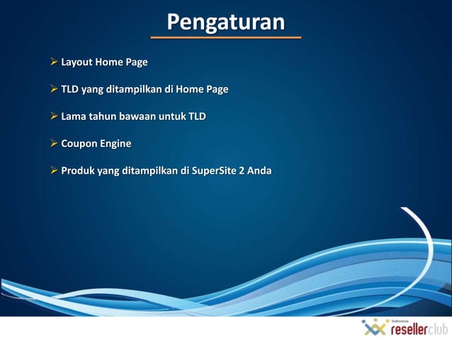 ID - SuperSite Customization | PPT