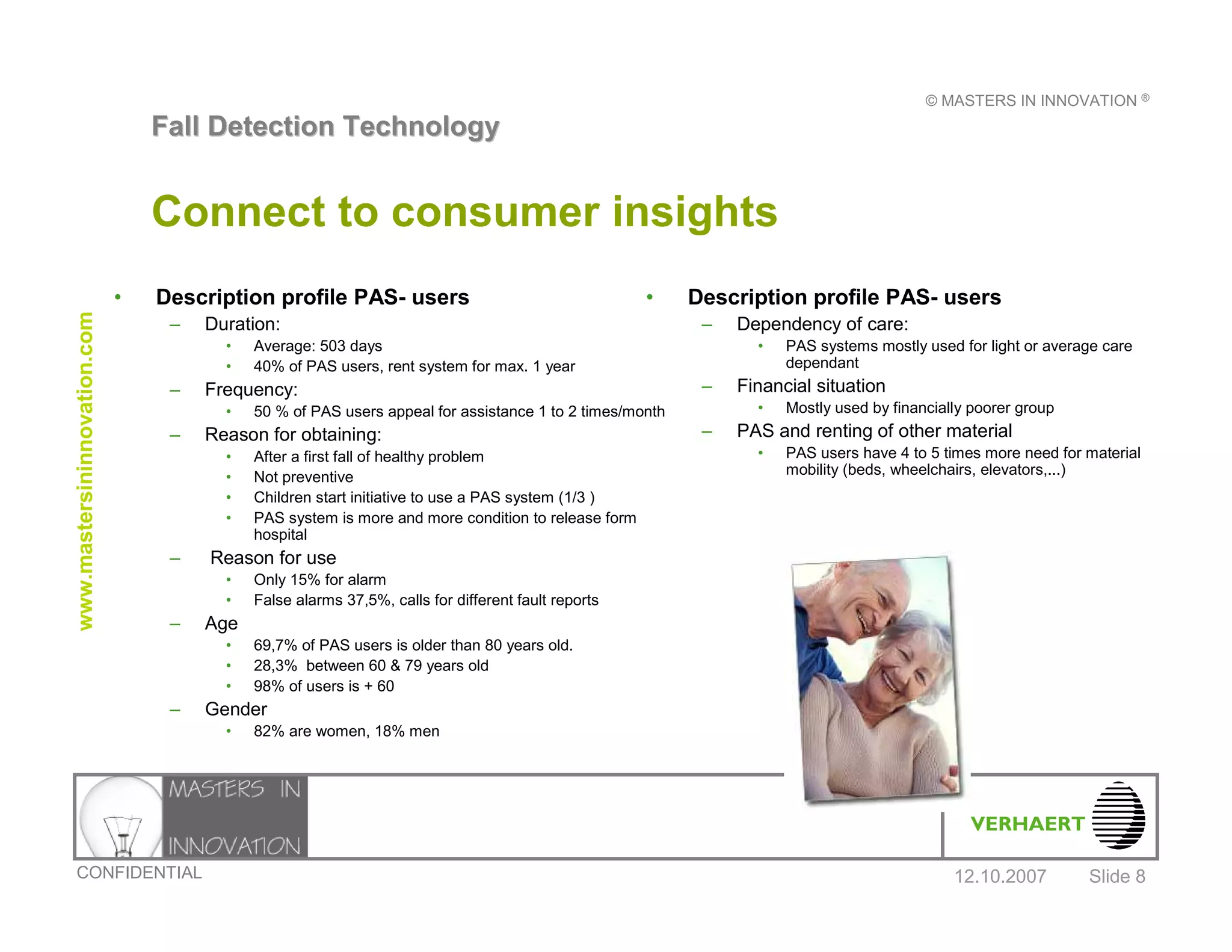 Fall Detection Technology Verhaert | PDF