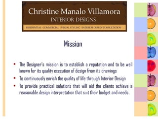 Interior Design | PPT | Business Administration | Business