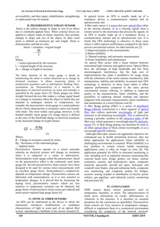 Strain sensors for strain measurement: A Review | PDF