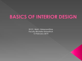 Residential Interior Design Traditional Design portfolio | PDF