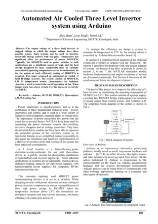 Automated Air Cooled Three Level Inverter system using Arduino | PDF