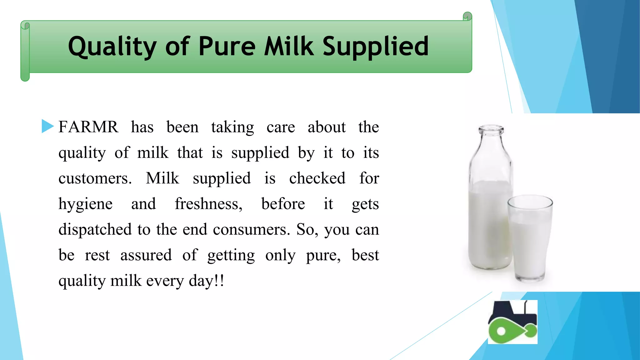 Importance of Purity of Milk | PPT