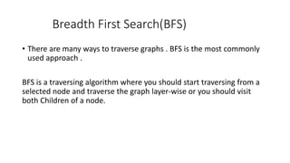 Breadth first search | PPT