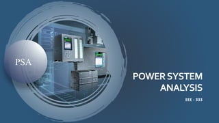 Faults in Power System | PPTX