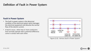 Faults in Power System | PPTX