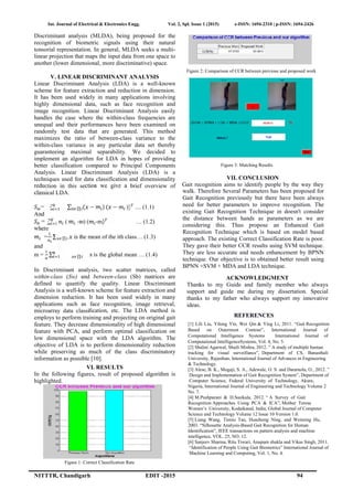 Gait Recognition using MDA, LDA, BPNN and SVM | PDF | Computing | Technology & Computing