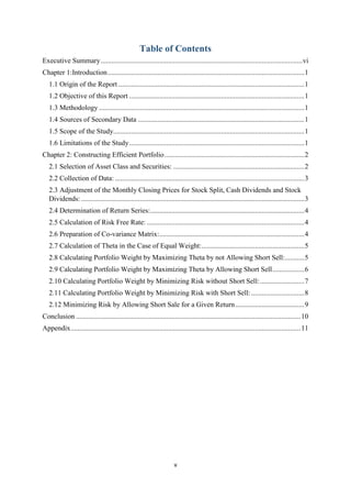 Efficient Portfolio Construction | PDF