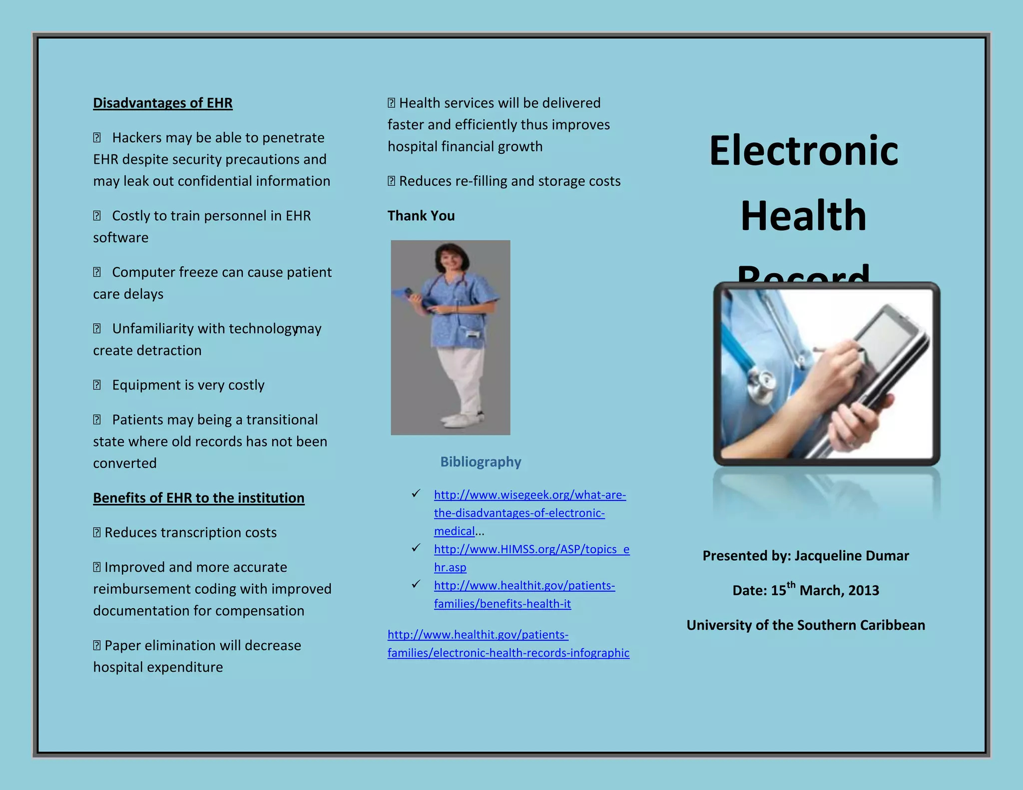 Brochure on EHR | DOCX