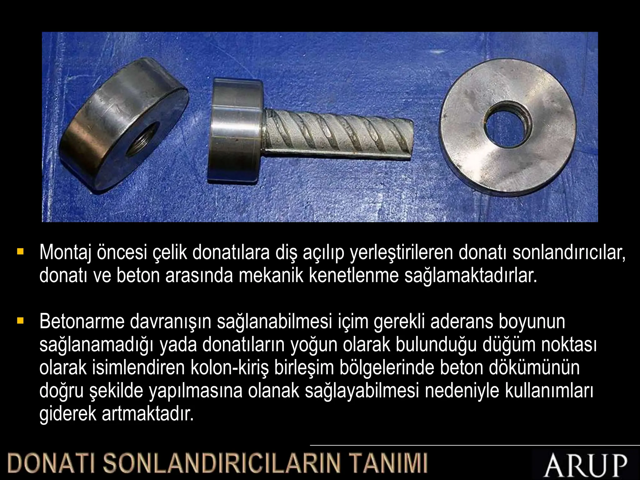 Rebar Terminators Usage in High Strength Concrete | PPTX