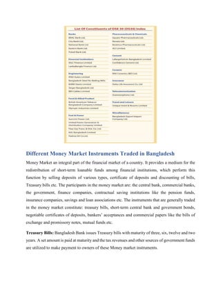 Overview of Capital Market in Bangladesh | PDF