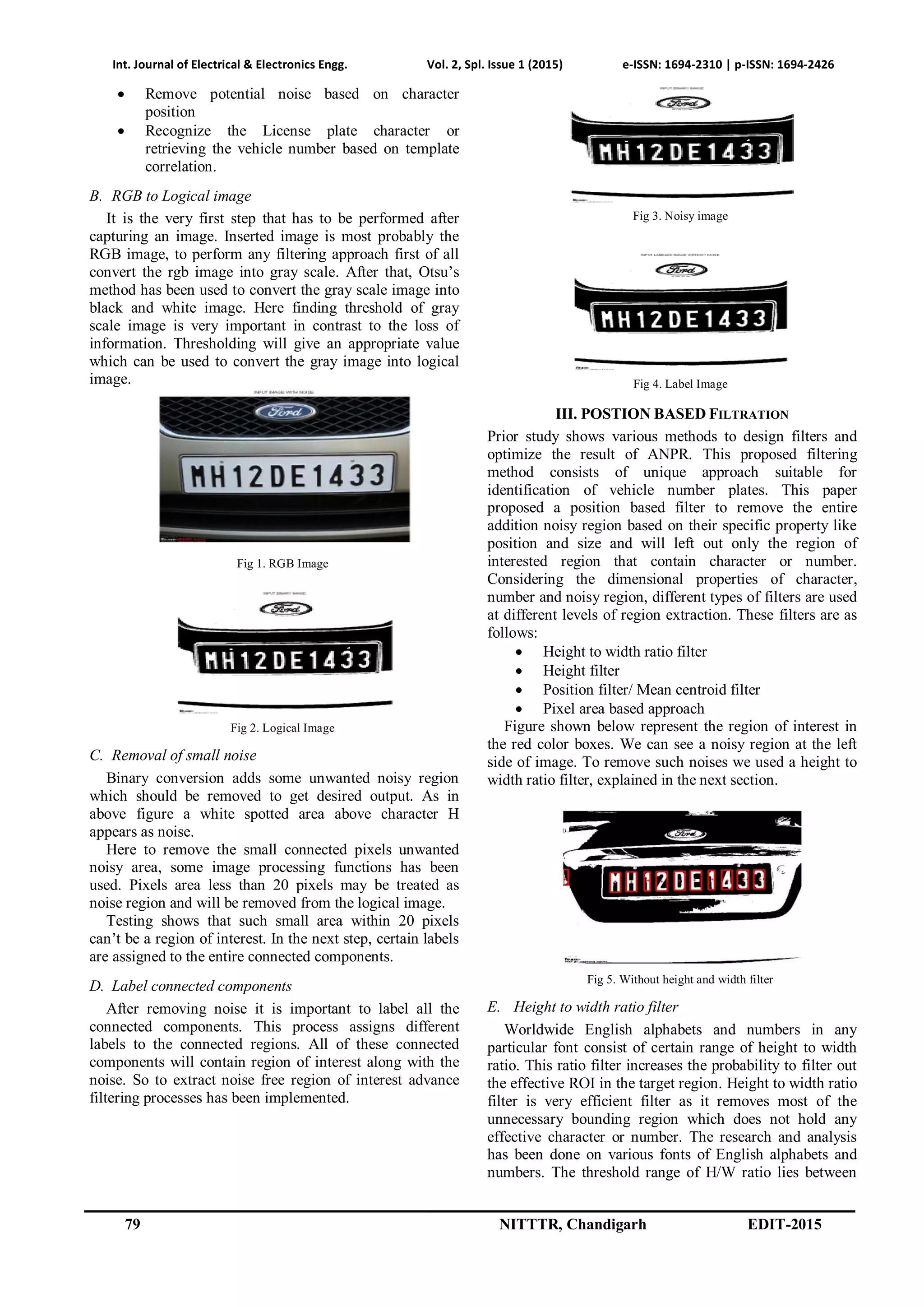 OCR optimization for vehicle number plate Identification based on ...