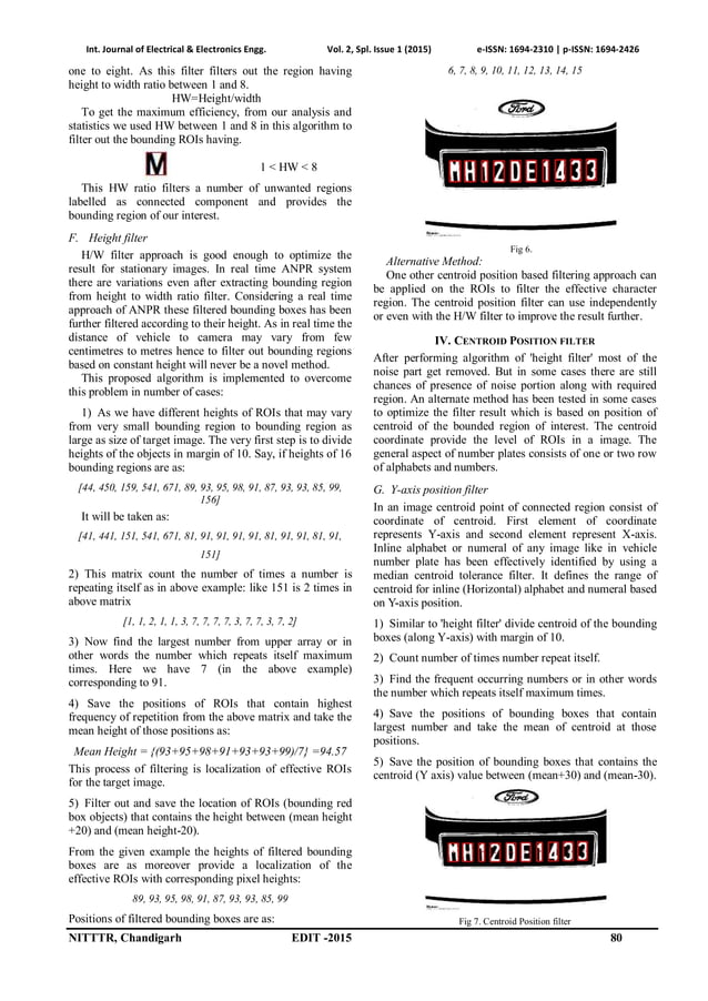 OCR optimization for vehicle number plate Identification based on ...