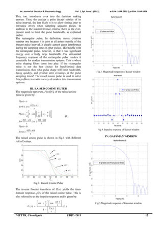 Design Analysis and Simulation of 25 TAP FIR Raised Cosine Filter | PDF