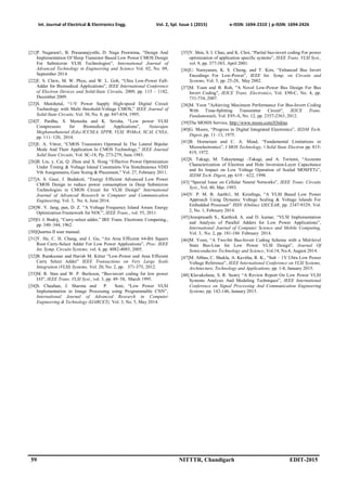 A Survey on Low Power VLSI Designs | PDF | Internet of Things | Internet