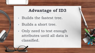 ID3 Algorithm | PPTX