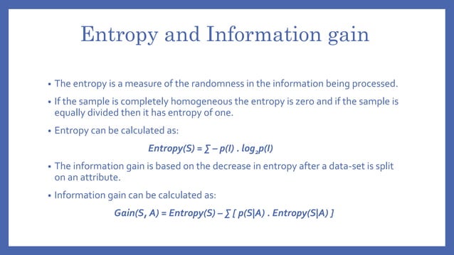 Id3 algorithm | PPTX | Physics | Science