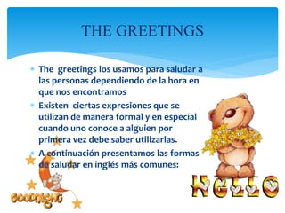 GREETINGS AND INTRODUCTIONS SELF | PPTX