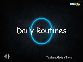 Simple Present -Daily Routines | PPTX