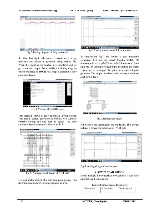 Layout Design Implementation of NOR Gate | PDF | Technology & Computing