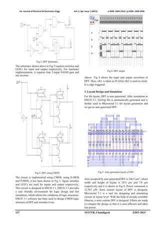 D-Flip Flop Layout: Efficient in Terms of Area and Power | PDF