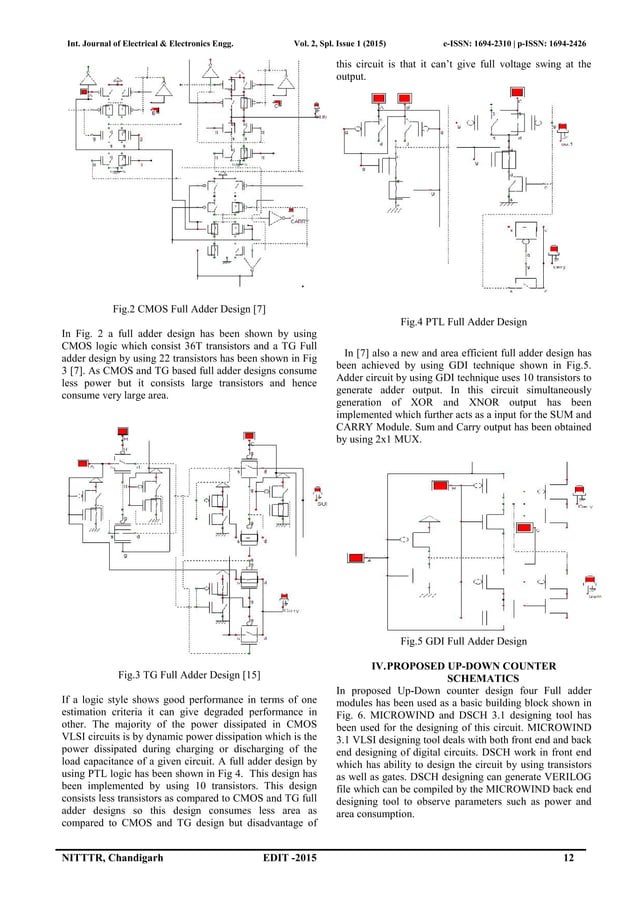 Area and Power Efficient Up-Down counter Design by Using Full Adder ...