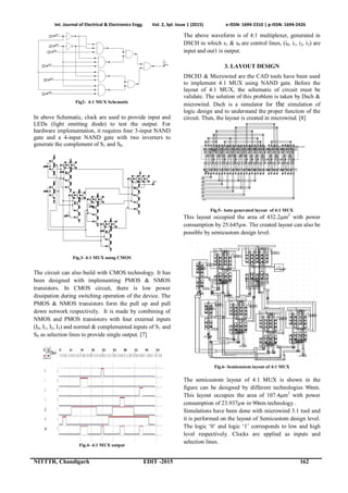 Efficient Layout Design Multiplexer By Using Different Technologies | PDF