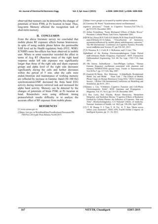 Mobile Phone Handset Radiation Effect on Brainwave Signal using EEG: A ...