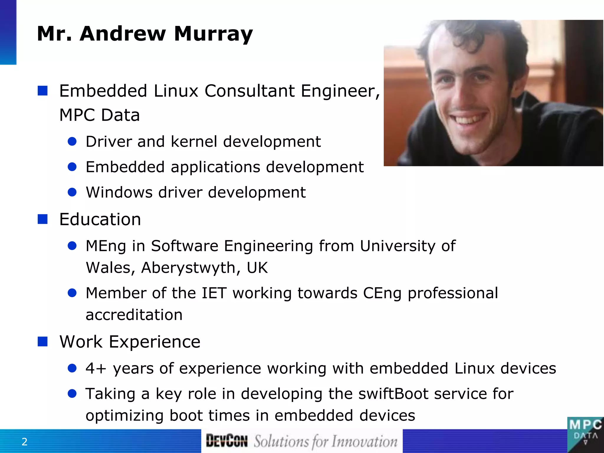 Renesas DevCon 2010: Starting a QT Application with Minimal Boot | PPTX | Operating Systems ...
