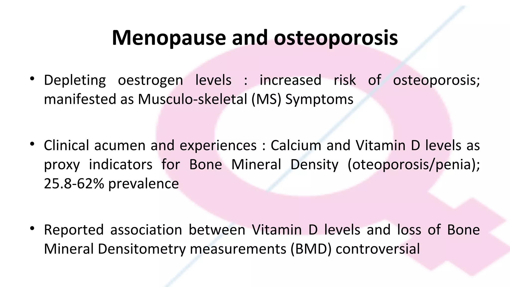 Menopause and osteoporosis | PPT
