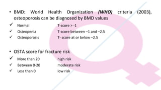 Menopause and osteoporosis | PPT