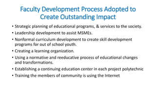 Impact of World Bank assisted technician education project iii | PPTX