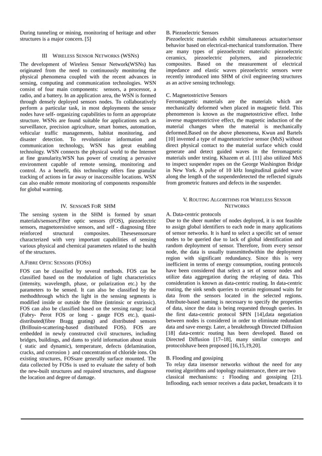 Structural Health Monitoring System Using Wireless Sensor Network | PDF | Internet of Things ...
