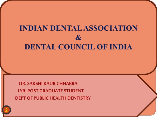INDIAN DENTAL ASSOCIATION | PPTX