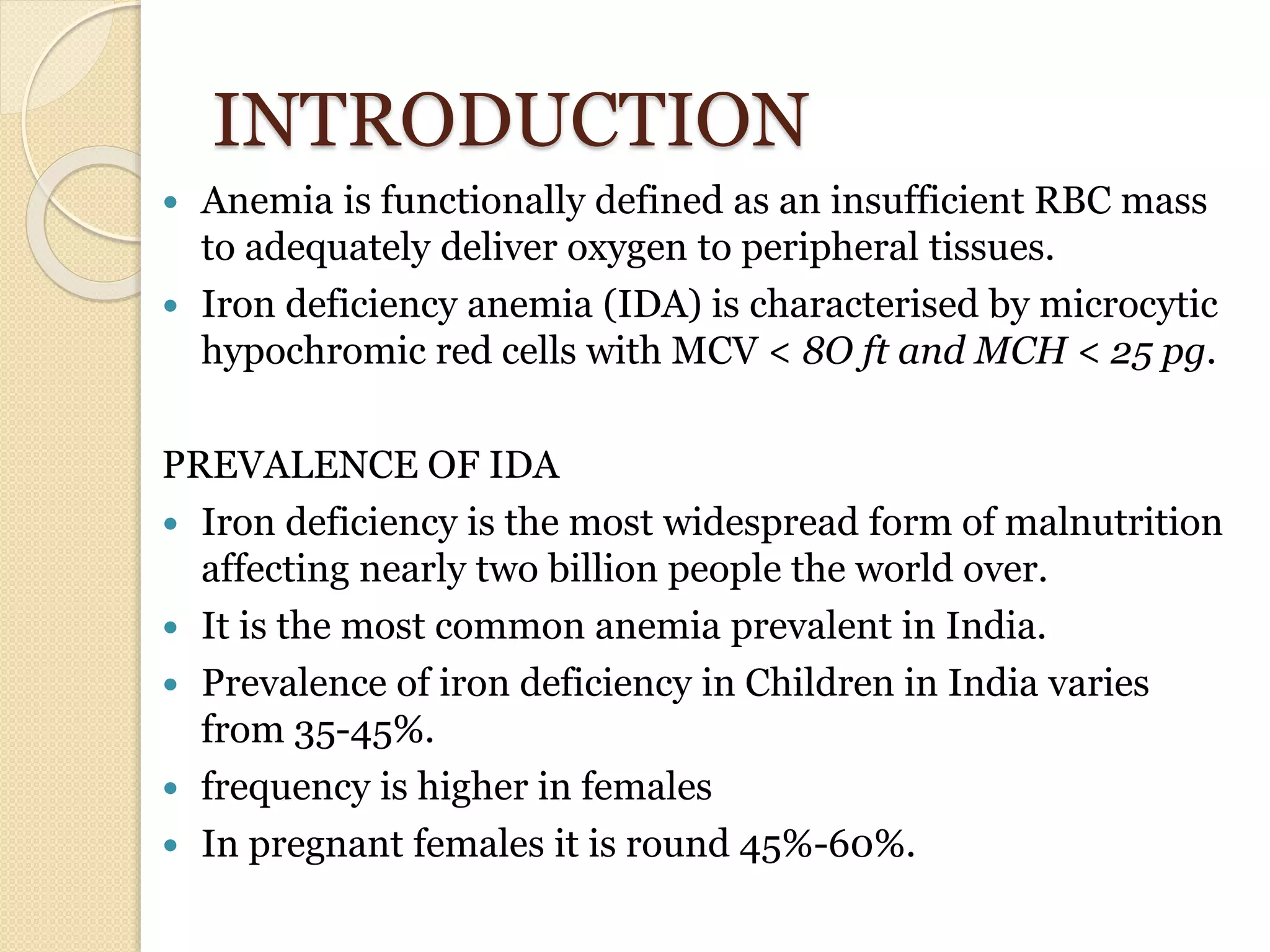 IRON DEFICIENCY ANEMIA | PPTX