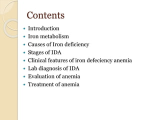 IRON DEFICIENCY ANEMIA | PPT