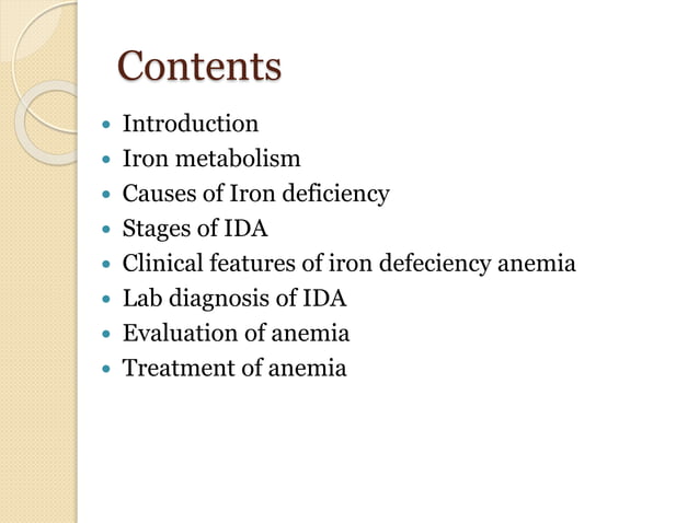 IRON DEFICIENCY ANEMIA | PPT