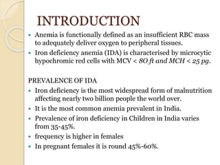 IRON DEFICIENCY ANEMIA | PPT