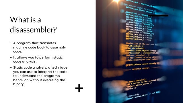 Disassembly Using IDA | PPT