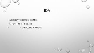 Iron deficiency anemia in brief IDA.pptx