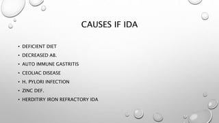Iron deficiency anemia in brief IDA.pptx