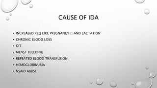 Iron deficiency anemia in brief IDA.pptx