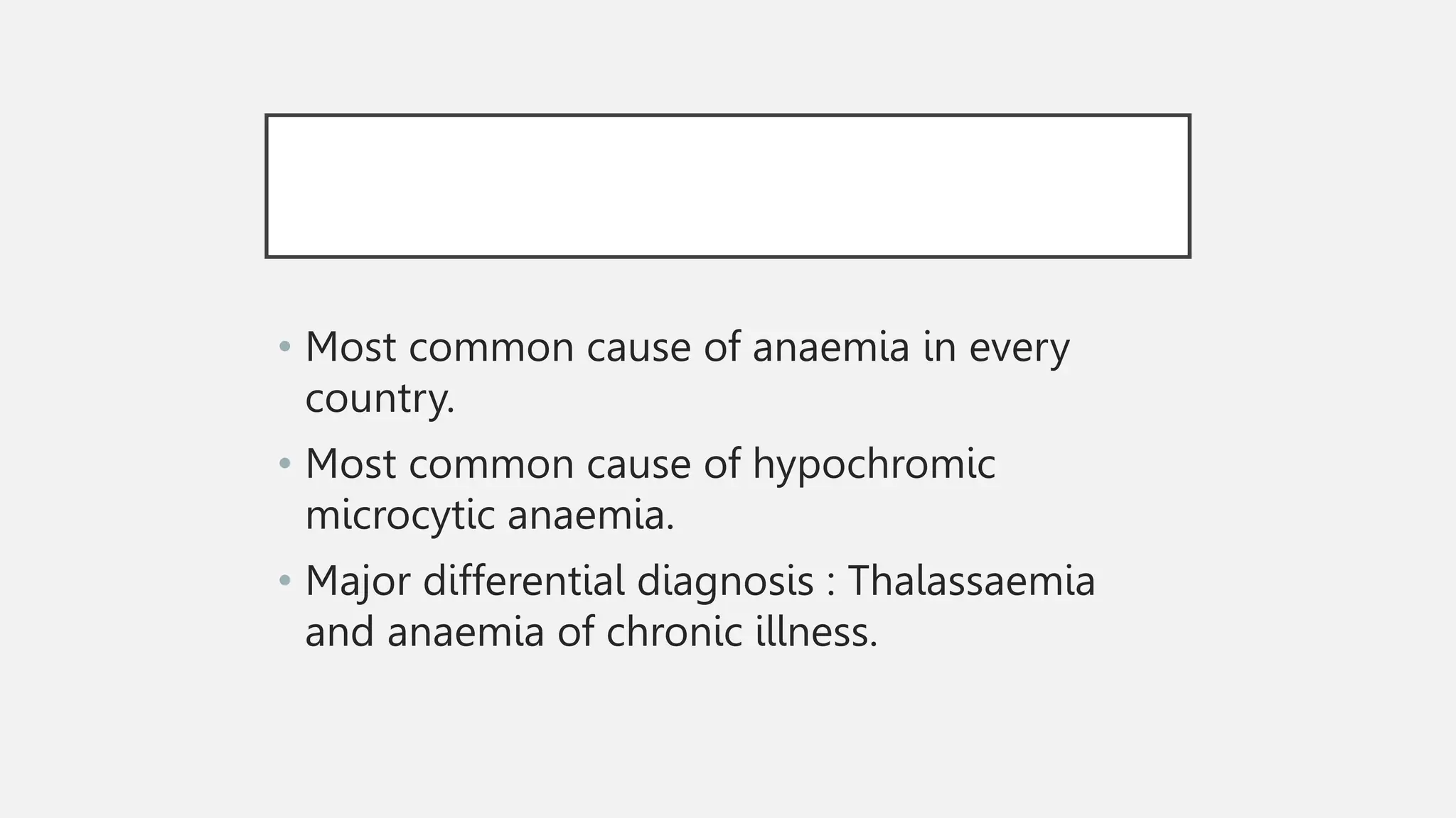 Iron Deficiency anemia powerpoint presentation | PPTX