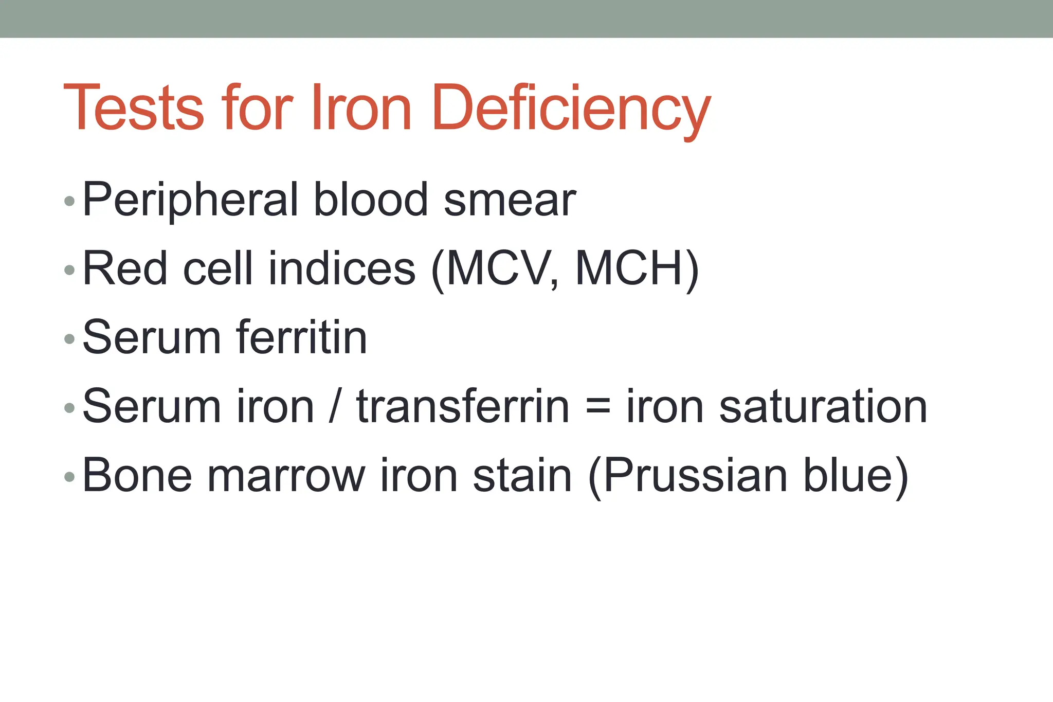 Iron deficiency anemia management, risk factors, physiology of iron ...