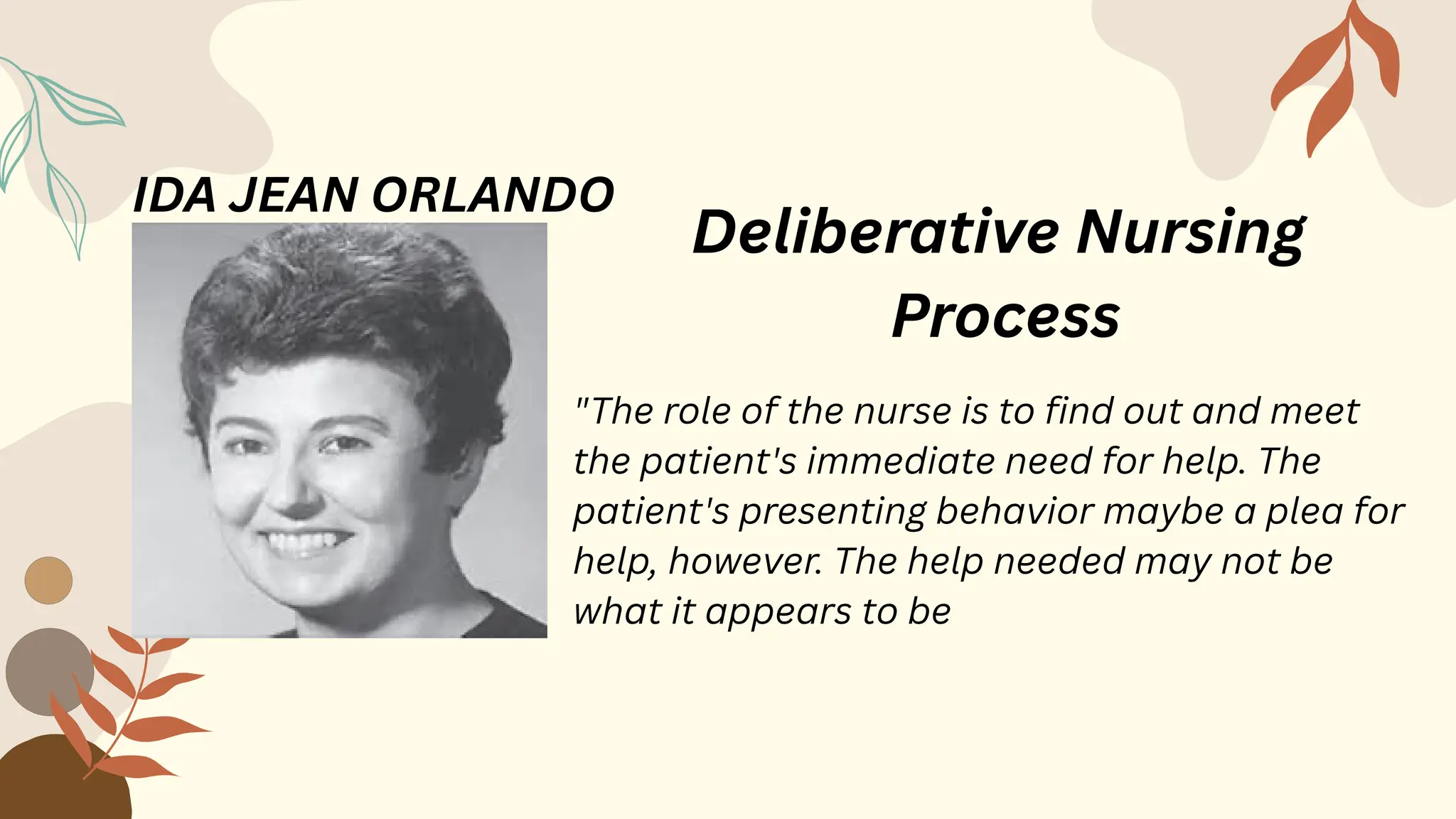 IDA-JEAN-ORLANDO-THEORY.pdfhajiwkwkshsuwiaksjhsuwiwjsjs | PDF