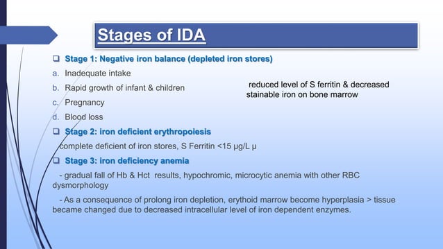 Iron Deficiency Anemia (IDA) in children- short vr | PPT