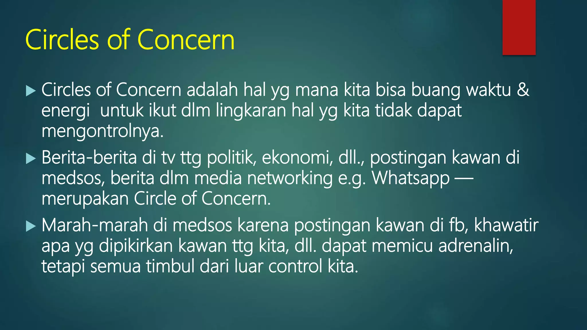 circle of concern vs circle of control | PPTX