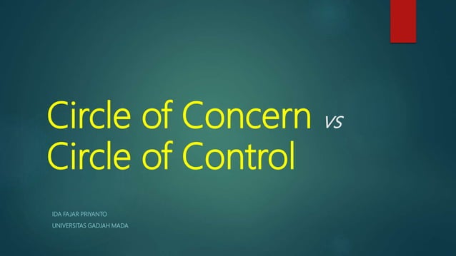circle of concern vs circle of control | PPTX